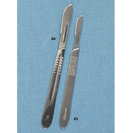 DR Instruments Scalpel Handles with Blades #3 Scalpel w/#10 Blades ...