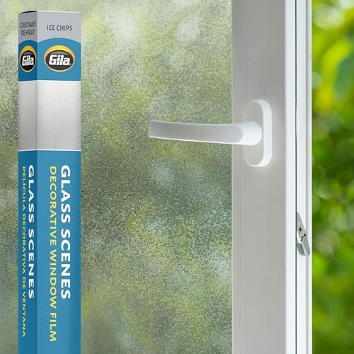 Amazon.com: Gila® Glass Scenes Ice Chips Decorative Window Film DIY Static Cling, 3ft x 6.5ft ...