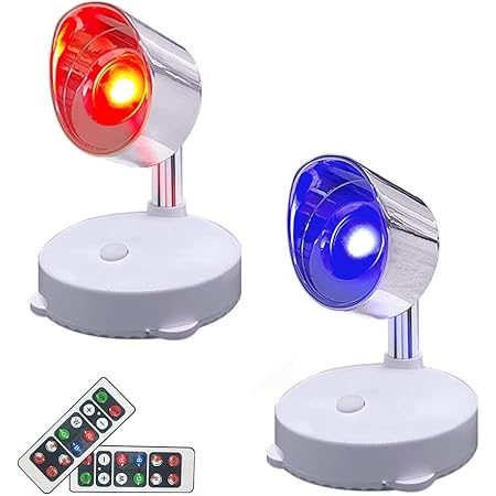 LEASTYLE LED Spot Light Indoor, Battery Operated Led Light Stick Up ...