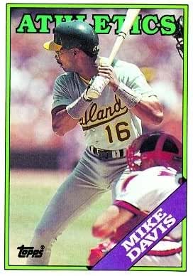 Amazon.com: 1988 Topps #448 Mike Davis - Oakland Athletics (Baseball ...