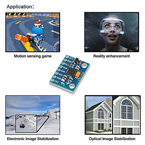 Snapklik.com : AITRIP 5 Pcs GY-521 MPU-6050 MPU6050 Module,6 DOF MPU ...