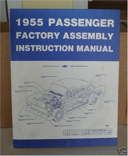 1955 Chevrolet Passenger Factory Assembly Instruction Manual | Amazon ...