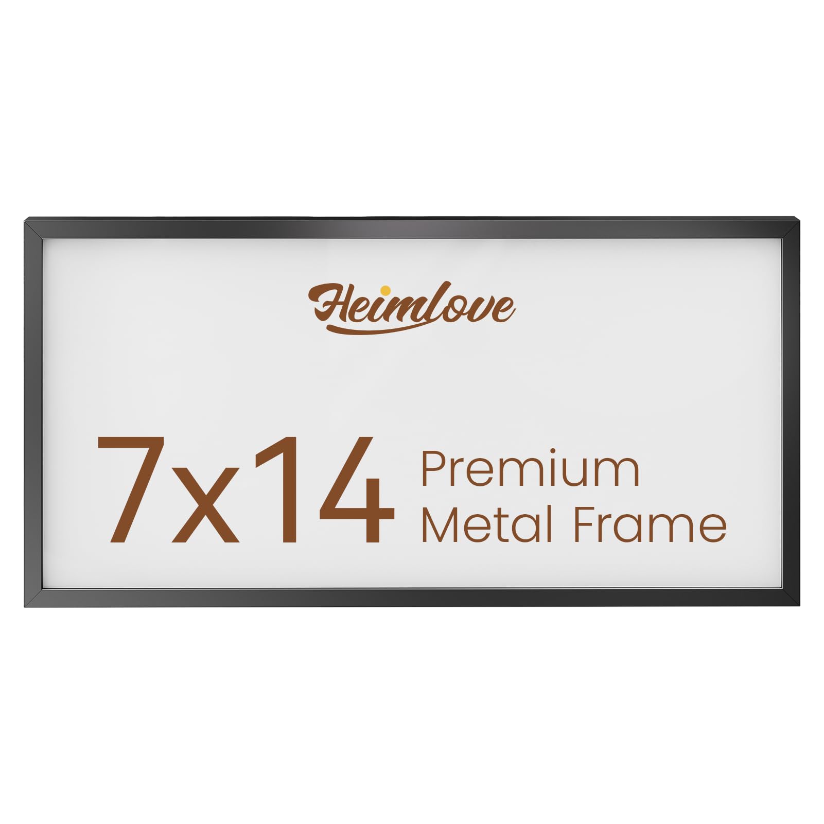 Amazon.com - Heimlove 7x14 Metal Picture Frame,Black Aluminum Photo ...