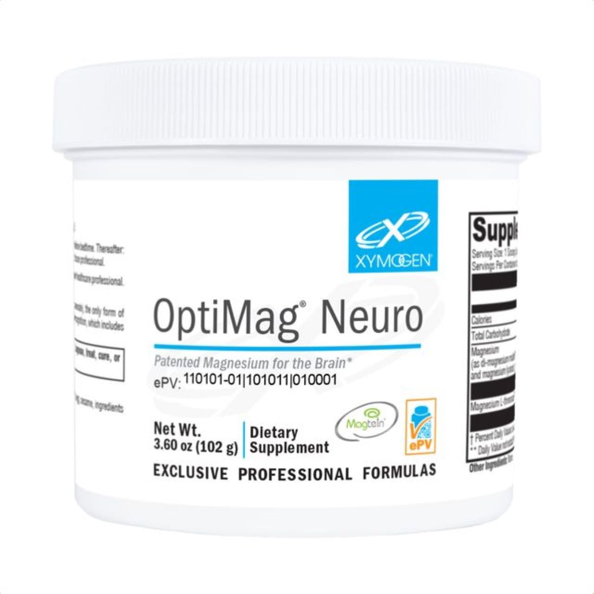 Amazon.com: XYMOGEN OptiMag Neuro Magnesium Powder - Magnesium L ...