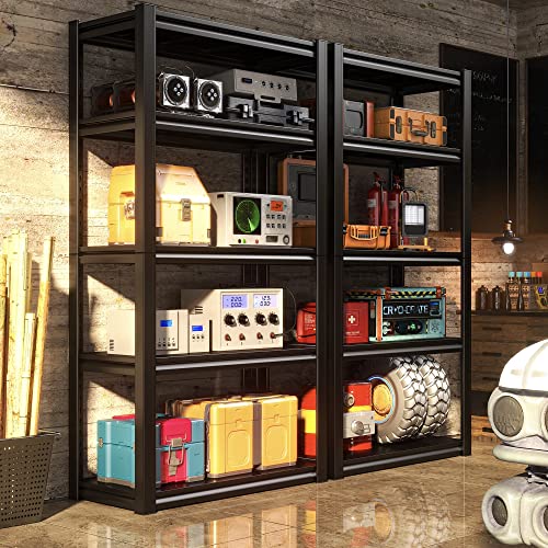 Raybee 72''H Garage Shelving Heavy Duty Garage Storage Shelves Load ...