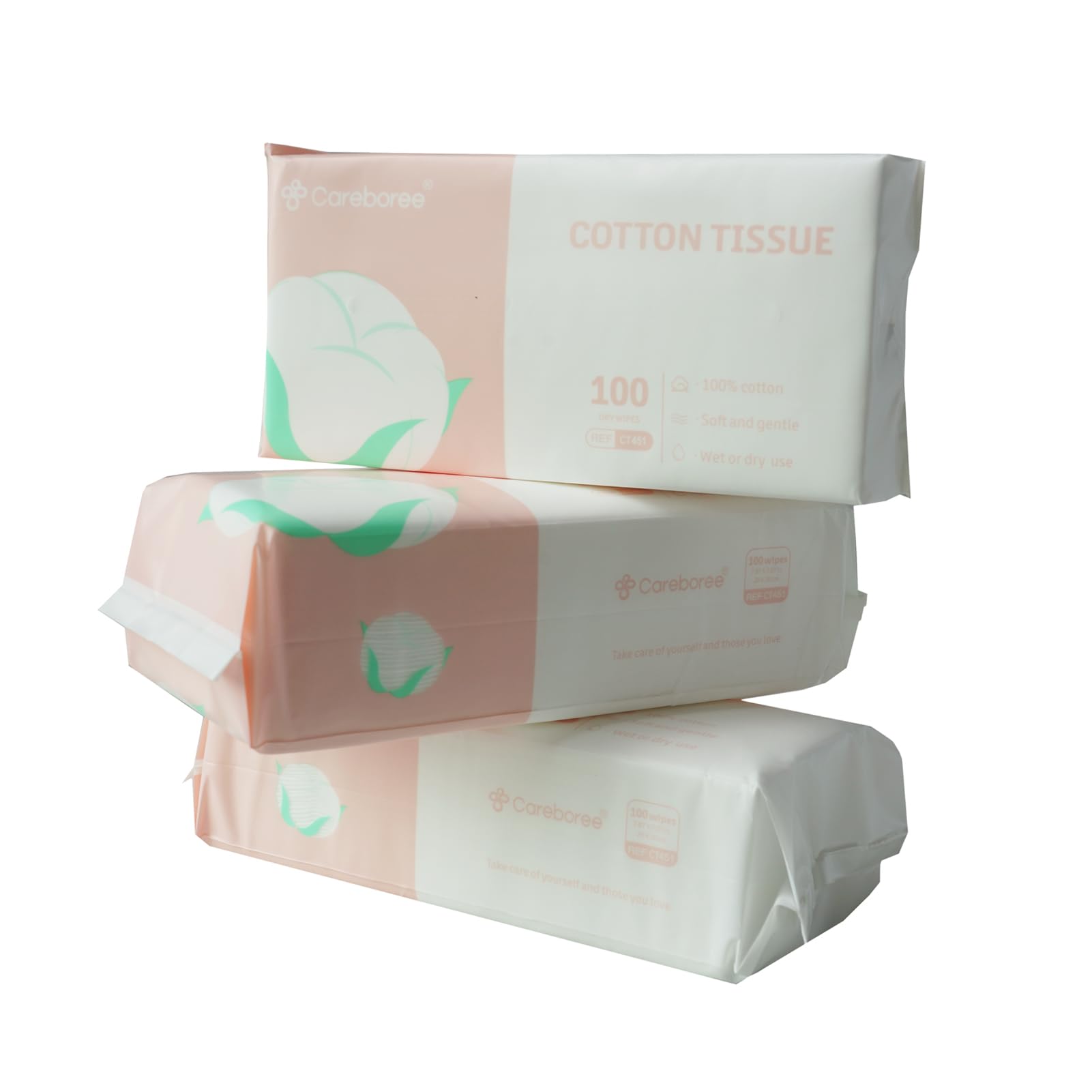 Snapklik.com : Careboree Ultra Soft Dry Baby Wipes Unscented Face ...