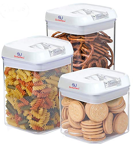 Sarthak Uphaar Airtight Flip lock Containers Pack of 3-500 ml, 800 ml ...