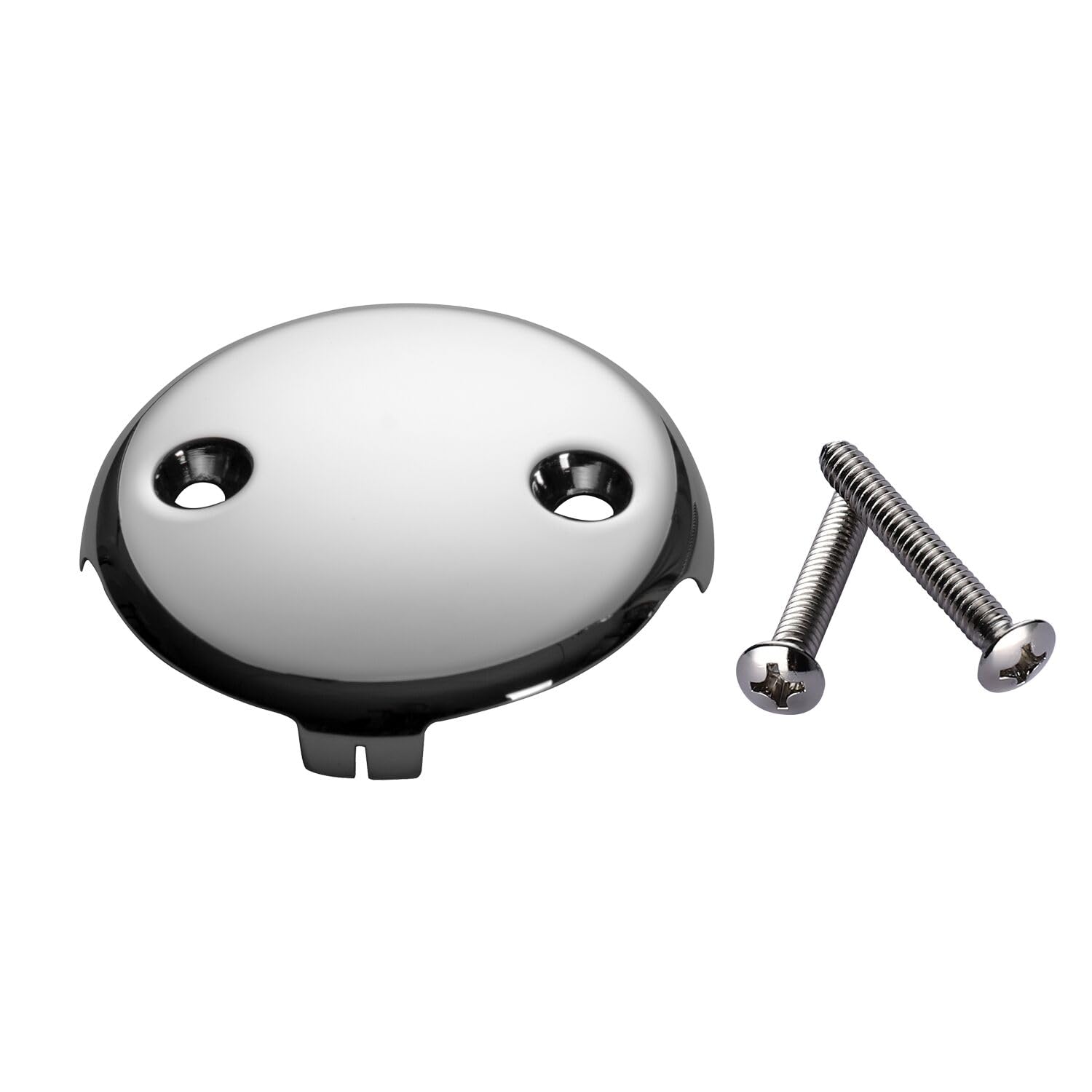 UNI-DRAIN Universal Bathtub Overflow Drain Face Plate 2 Hole Tub ...