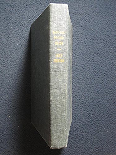 Sanders' Orchid Guide - Revised ( 1927 ) Edition Containing All The ...