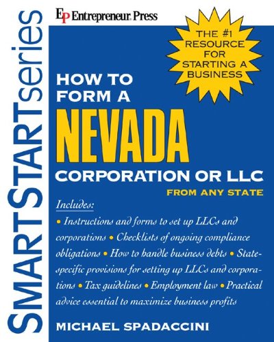 Amazon.com: How to Form a Nevada Corporation or LLC From Any State ...