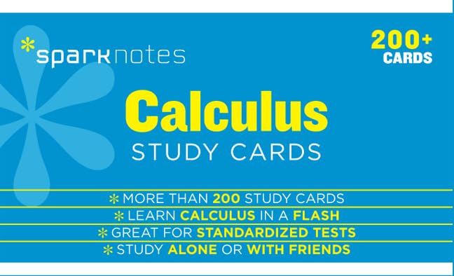 Calculus SparkNotes Study Cards (Volume 4): SparkNotes: 9781411469938 ...
