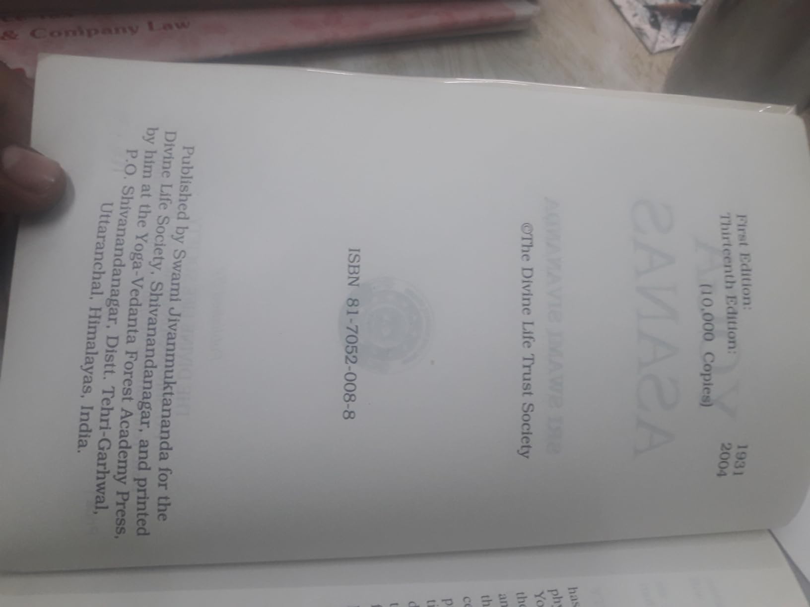 Buy Yoga Asanas Book Online at Low Prices in India | Yoga Asanas ...