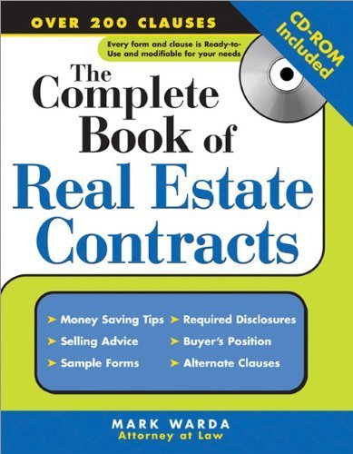 The Complete Book of Real Estate Contracts by Mark Warda (2005-12-01 ...