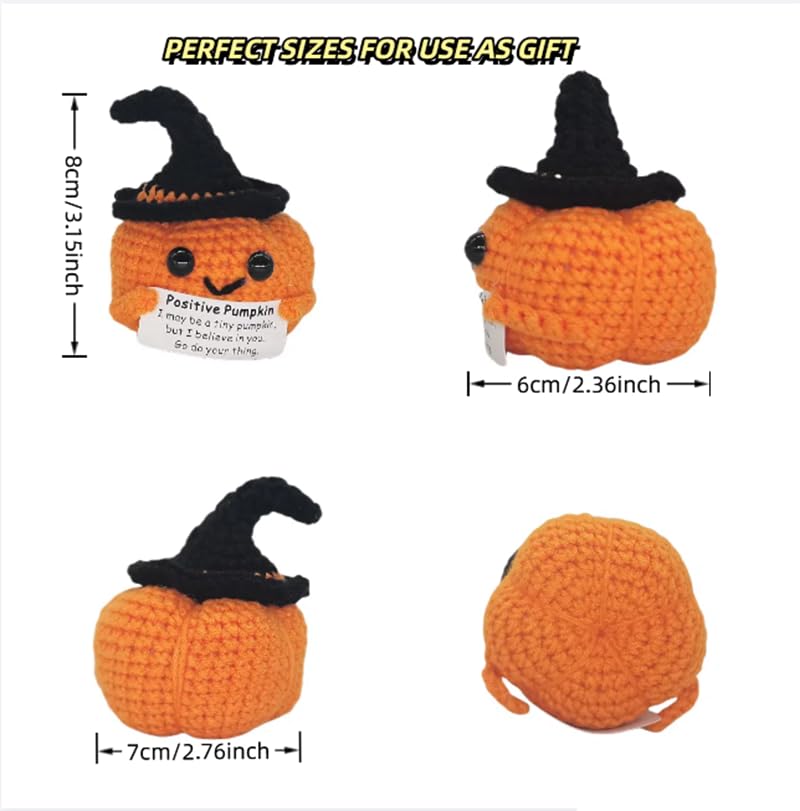 Pumpkin Home Decor Handmade Crochet Pumpkin Plush - Encouragement Gift ...