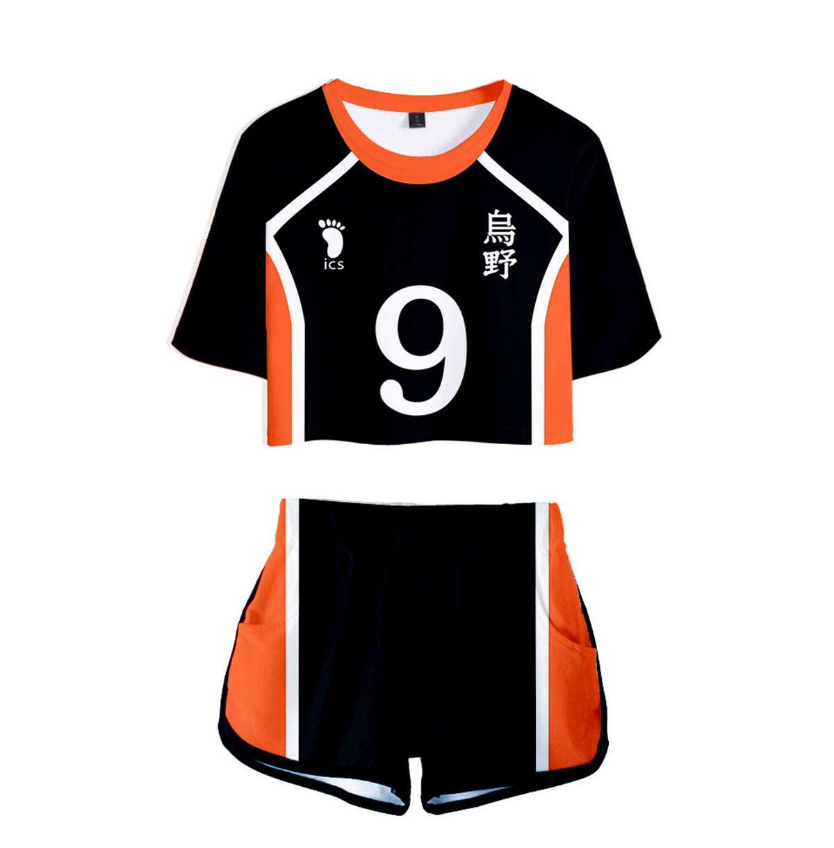 Buy Haikyuu Cosplay Costume Karasuno High School Uniform Haikyuu Jersey ...