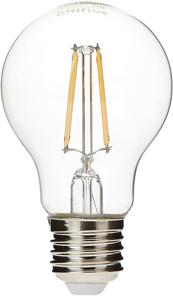 Philips Led Classic Bulb- 6-60W, A60 E27 Capbase- Warm White: Buy ...