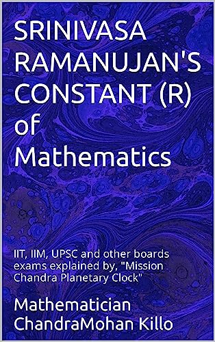 Amazon.com: SRINIVASA RAMANUJAN'S CONSTANT (R) of Mathematics : IIT ...