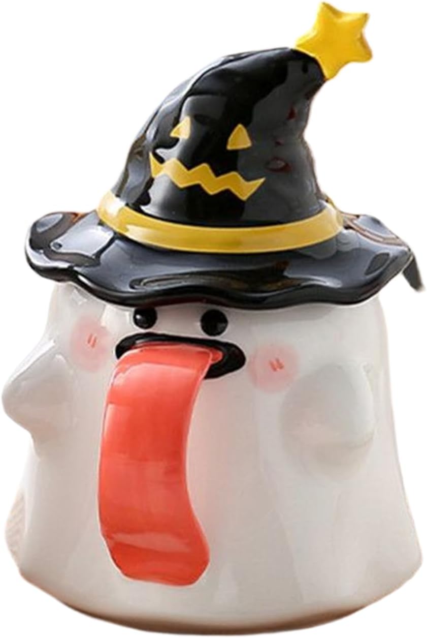 Amazon.com: Ghost Mug - Creative Cute Ghost Water Cups | Novelty ...