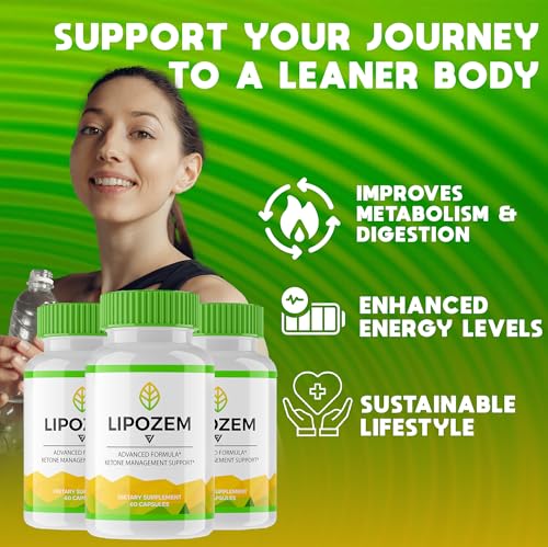 (3 Pacotes) Cápsulas Lipozem Keto, Lipozen Avançado Fortalecimento Keto ...