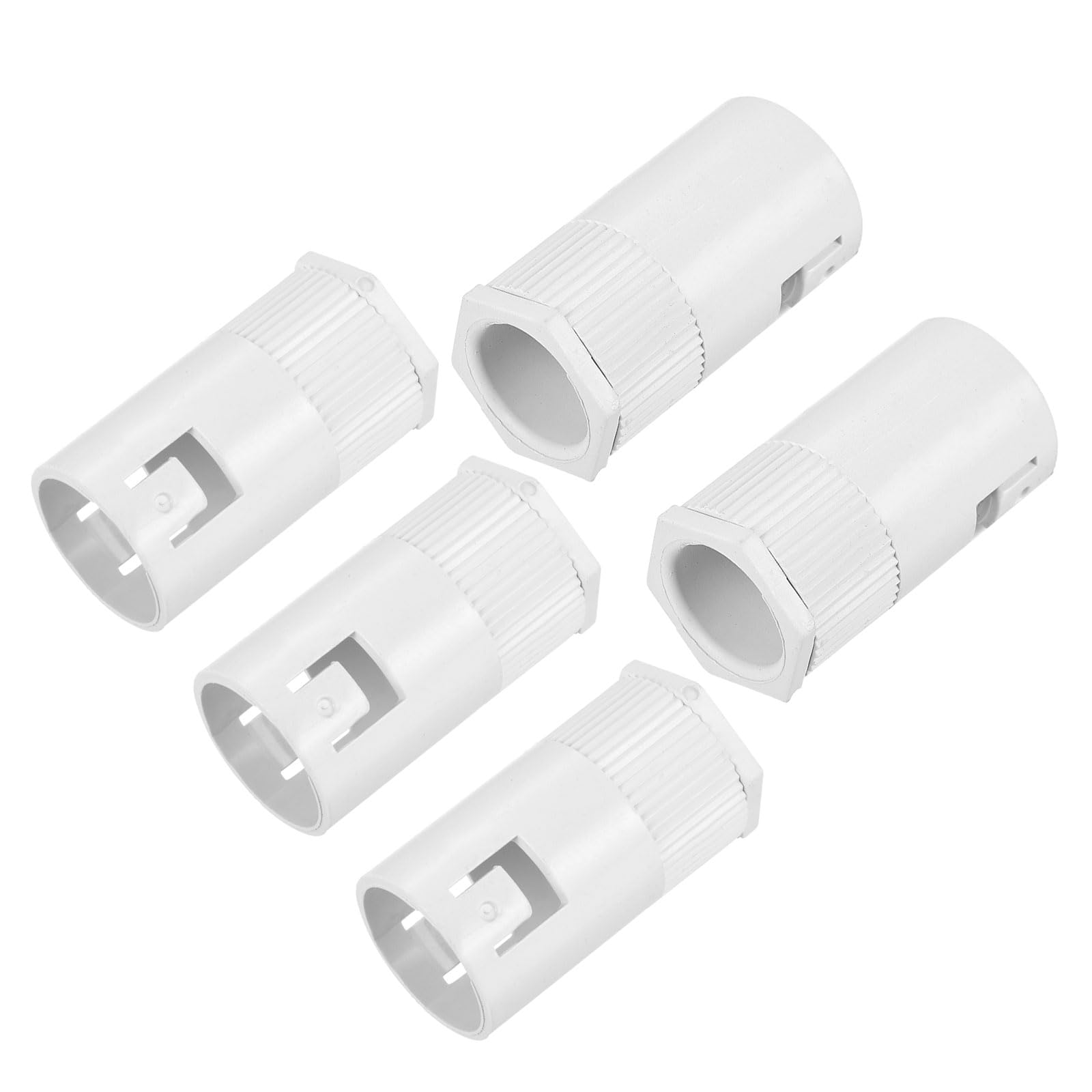 Amazon.com: MECCANIXITY Corrugated Connector PVC Lock Nut 20mm Hole Dia ...