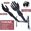 Amazon.com: ZIMGOD Wing Chun Dummy Spring Arms Martial Arts Training ...