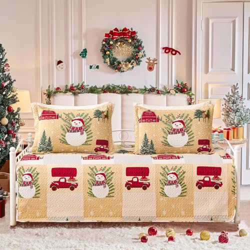 Beige Christmas Bedspread - Soul & Lane