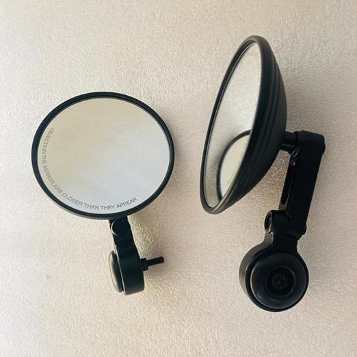 GadiBike Handle Bar Mirror Black Heavy for RE Hunter/Reborn/Meteor 350 ...
