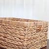 Amazon.com - Rattanzenith 4PCS Handwoven Water Hyacinth Storage Basket ...