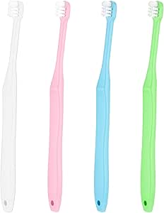 WLLHYF 4PCS End Tuft Toothbrush Nylon Soft Bristle Tiny Small Tooth ...