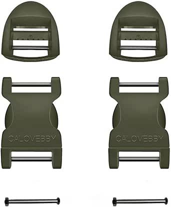 Amazon.com: Deluxsa Field Repair Buckles for Straps 1Inch, Quick Side ...