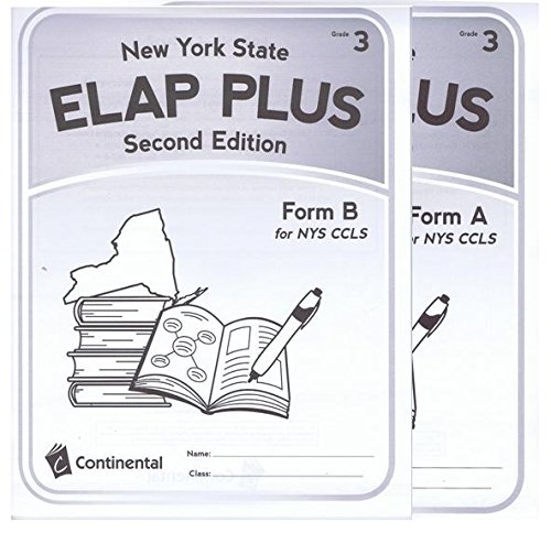 New York State ELAP PLUS Second Edition Form A and B SET for NYS CCLS ...