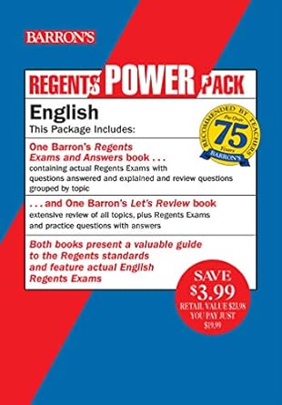Regents English Power Pack: Let's Review English + Regents Exams and ...