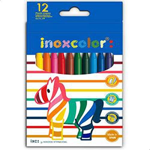 inox Plastic Crayon (12 Pieces) : Buy Online at Best Price in KSA ...