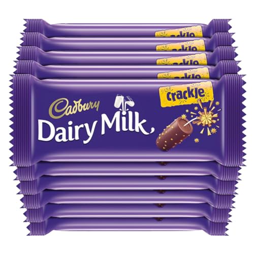 Cadbury Dairy Milk Crackle Chocolate Bar, 36 Grams (Pack of 10) - Price ...