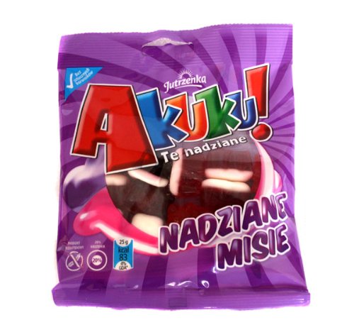 Amazon.com : Jutrzenka Akuku Jelly Filled Gummy Bears (90g/3.2oz ...