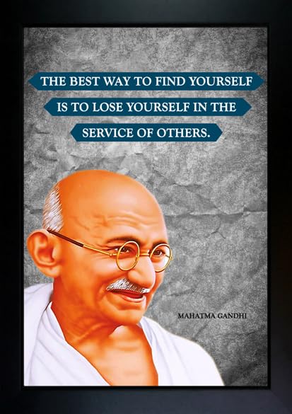 CrowdHall Mahatma Gandhi Motivational Quotes Frames For Wall - Gandhi ...