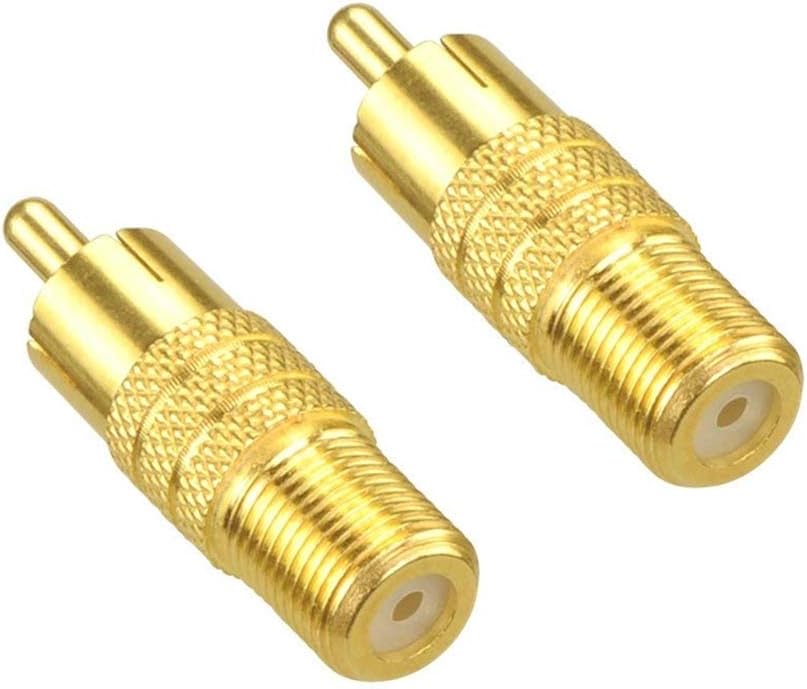 Amazon.com: RF Coaxial Cable TV Aerial Lead 2m Coax Plug Male to Female ...