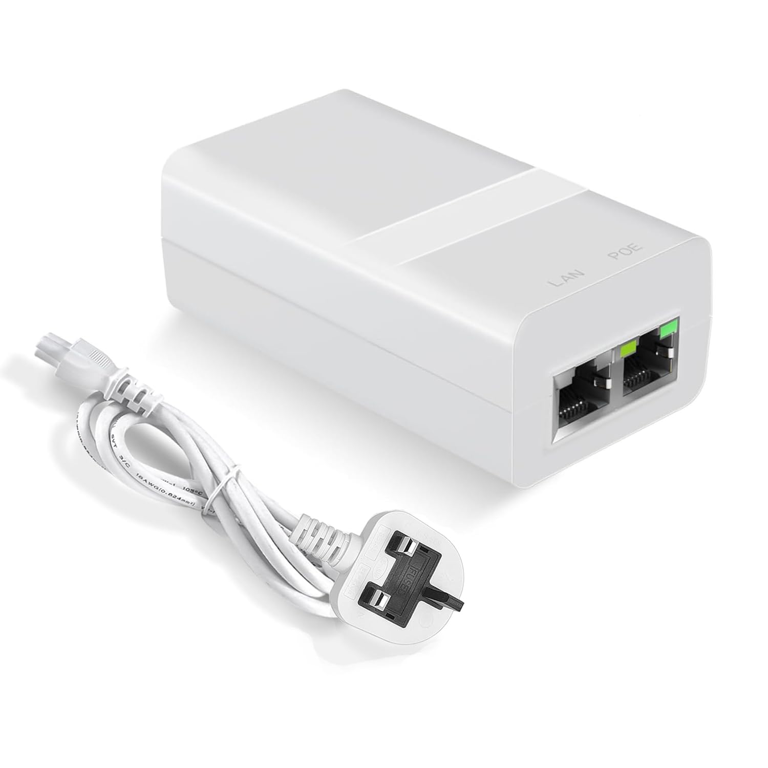 AgilePoElink Gigabit PoE Injector 24V 15W, Passive Power Over Ethernet ...