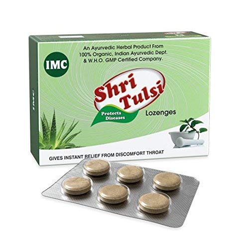 Buy IMC Aurvedic Shri Tulsi Lozenges (Candy)(Pack of 2) 2X30 Lozenges ...