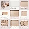 Amazon.com: HONGBAKE 9-Piece Baking Pans Set Nonstick, Stackable Non ...