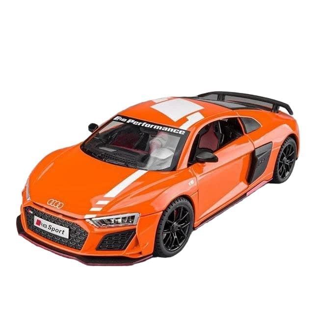 1 /24 Scale Audi R8 V10 Toy Car Metal Pull Back Diecast Car With ...