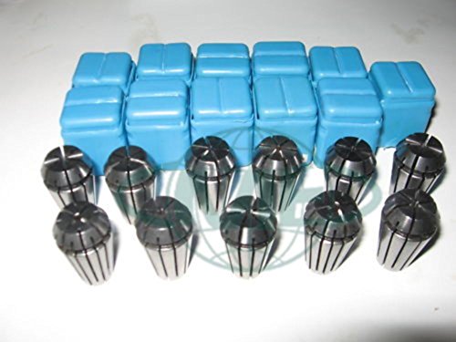 ER16 COLLET SET--1/16" up to 3/8" by 16th --11 COMMON SIZES #ER16-SET11 ...