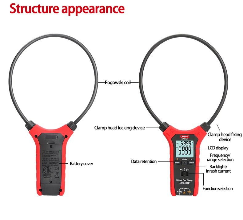 Snapklik.com : UNI-T Uni-Trend Multimeter Clamp Meter UT281A UT281C ...