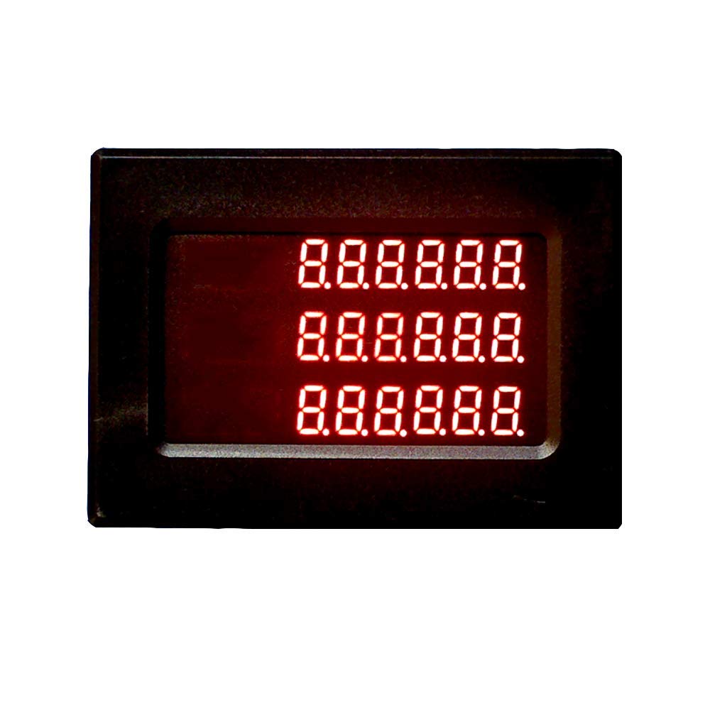 Buy Taidacent Customizable 3 Rows 4 Digits 5 Digits 6 Digits Modbus Rs485 Meter Plc Digital 7