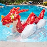 Massive Inflatable Golden Dragon Pool Float | The Green Head