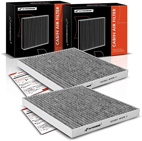 A-Premium 2-PC Cabin Air Filter with Activated Carbon Compatible with ...