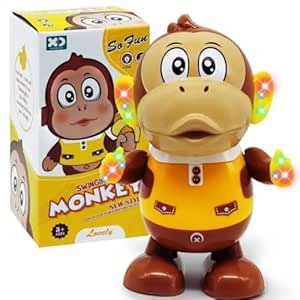 Buy Mallexo Cartoon Dancing Monkey Toys for Babies Kids, Jumping and ...