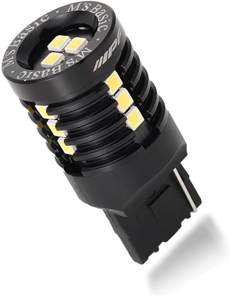 Amazon.co.jp: 【Amazon.co.jp 限定】 M's Basic by IPF バックランプ LED 車用 T20 1300lm 6500K ホワイト 12V用 1本入 車検 ...