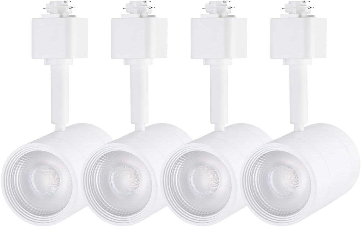 LEONLITE 4-Pack 8.5W LED Track Lighting Heads, CRI90 H Track Lighting ...