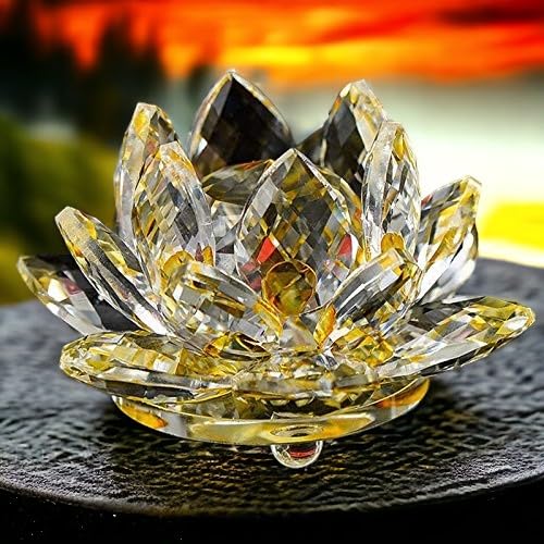 Buy Paradigm Pictures Small Crystal Lotus Flower fengshui Good Luck ...